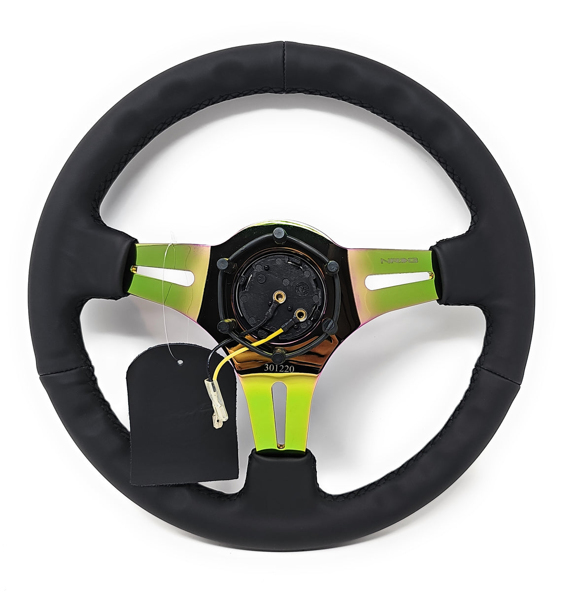 NRG INNOVATIONS REINFORCED STEERING WHEEL RST-018R-MCBS| US PERFORMANCE LAB
